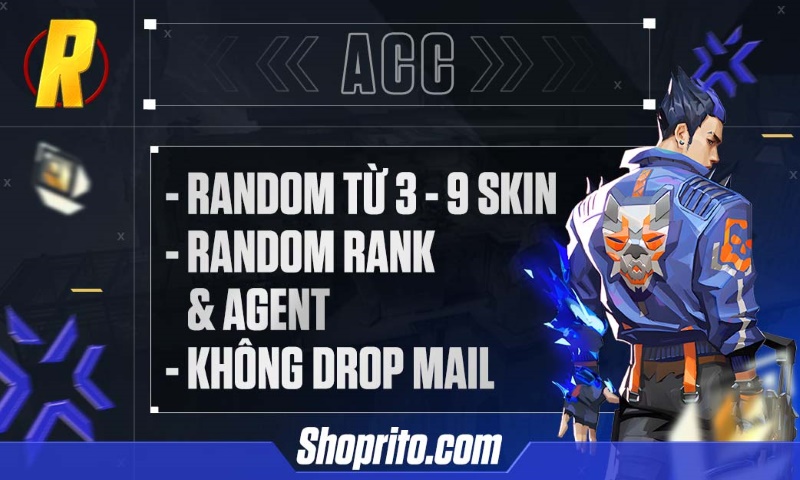 Acc Valorant Random 3-9 Skin